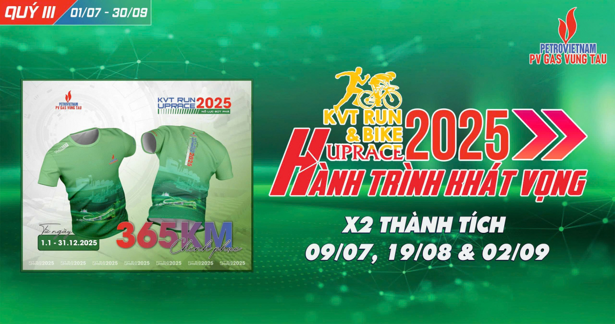 KVT RUN & BIKE UPRACE 2025 QUÝ III- HÀNH TRÌNH KHÁT VỌNG - VietRace365 ...