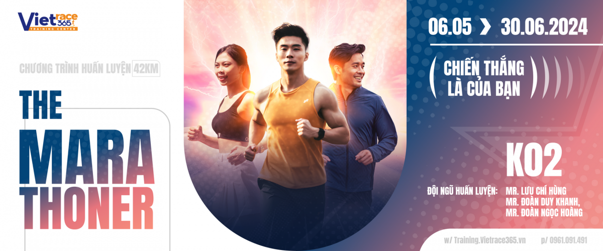 THE MARATHONER K02 - VietRace365 - Tổ chức và vận hành các giải chạy bộ online và marathon toàn ...