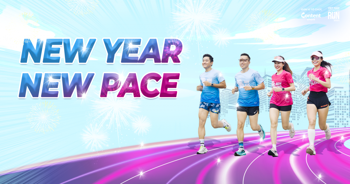 NEW YEAR - NEW PACE - VietRace365 - Tổ chức và vận hành các giải chạy bộ online và marathon toàn ...