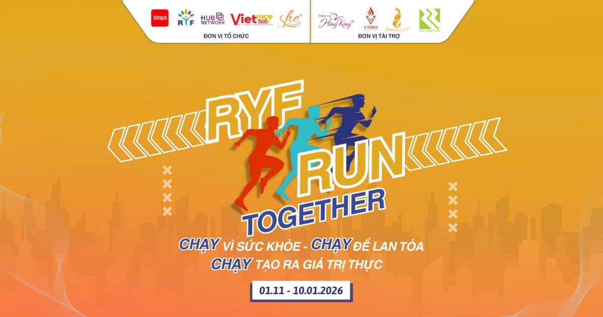 RYF RUN TOGETHER 2025 - VietRace365 - Tổ chức và vận hành các giải chạy ...